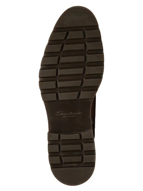 Santoni Rock Leather Work Boots