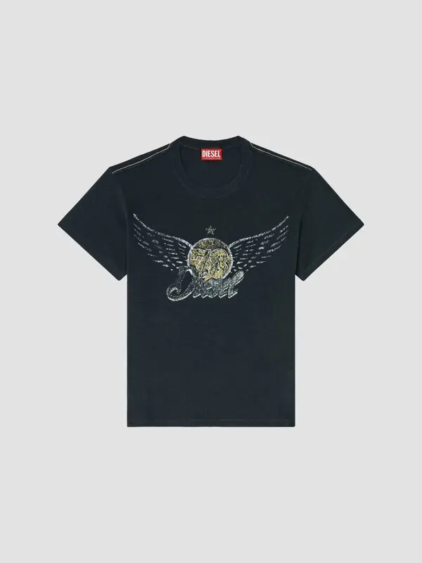 DIESEL® Gerio Cotton-blend Crewneck T-shirt