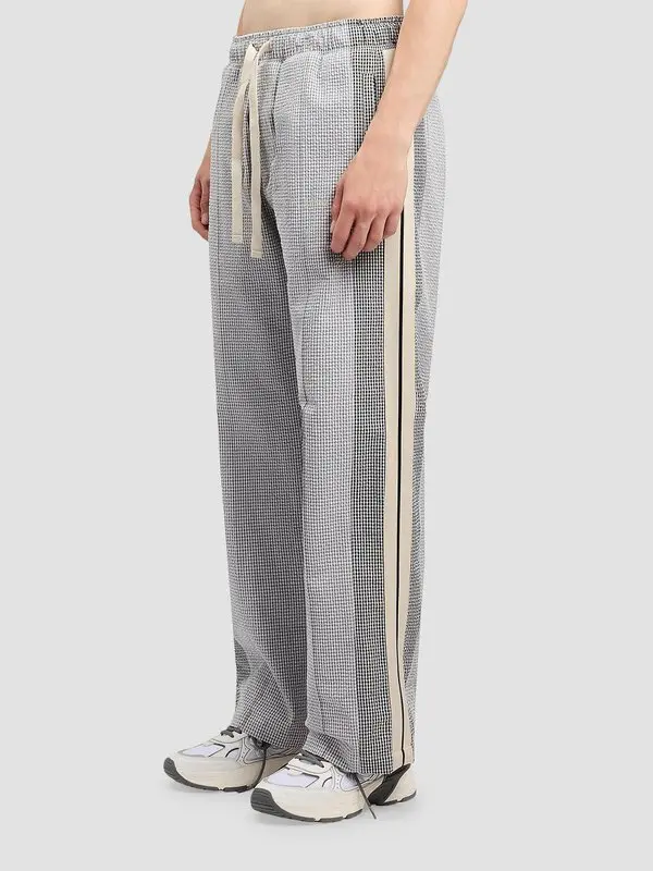 Palm Angels Logo Vichy Track Pants
