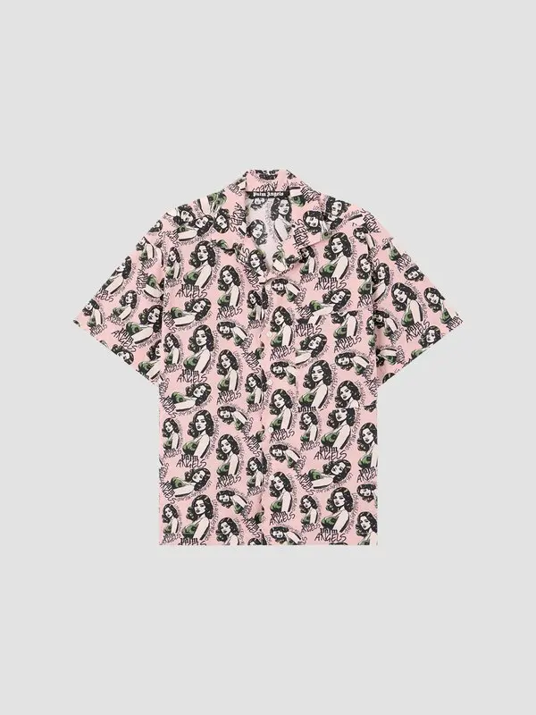 Palm Angels Pinup Relaxed-fit Bowling Shirt
