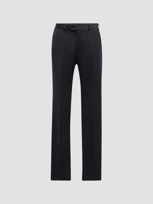 Emporio Armani Straight-leg Wool Trousers