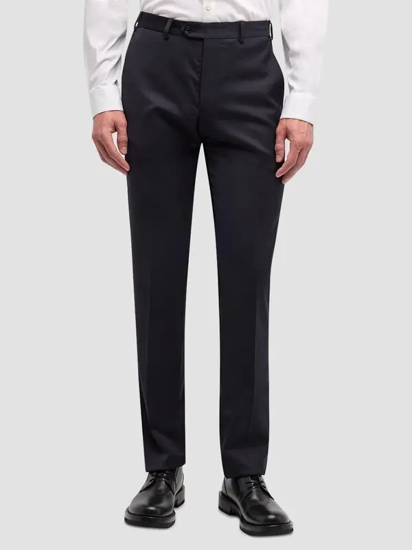 Emporio Armani Straight-leg Wool Trousers
