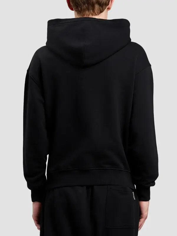 Palm Angels Logo Neck Cotton Hoodie