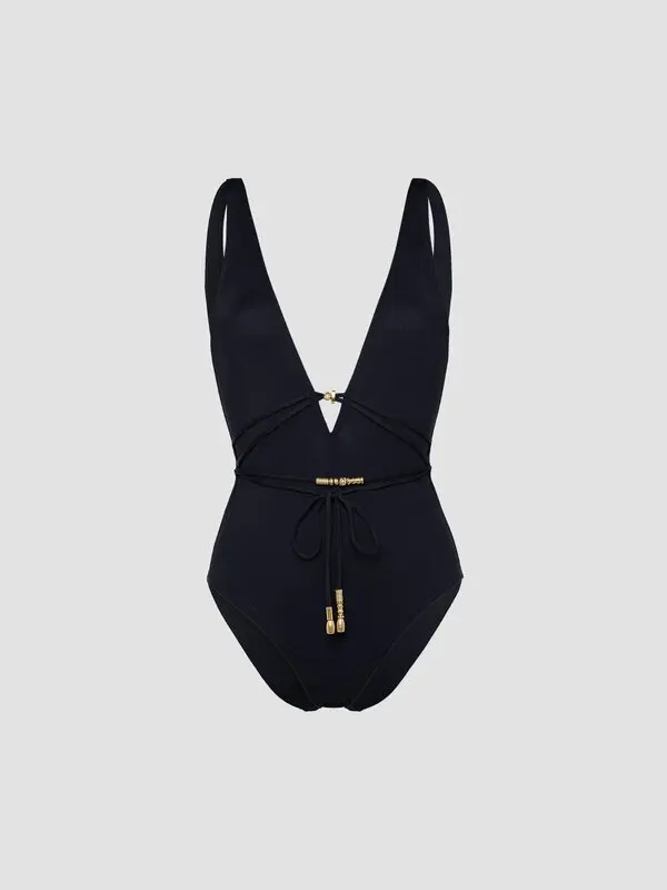 ERES Lagon Jewel Beaded Tank One-piece Swimsuit