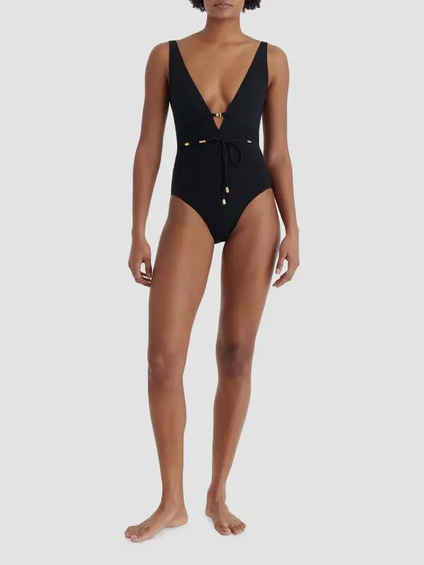ERES Lagon Jewel Beaded Tank One-piece Swimsuit