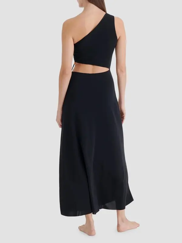 ERES Légende Asymmetric One-shoulder Maxi Dress