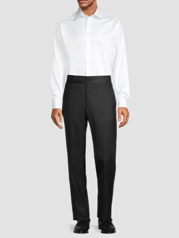 Emporio Armani Wool Tuxedo Pants