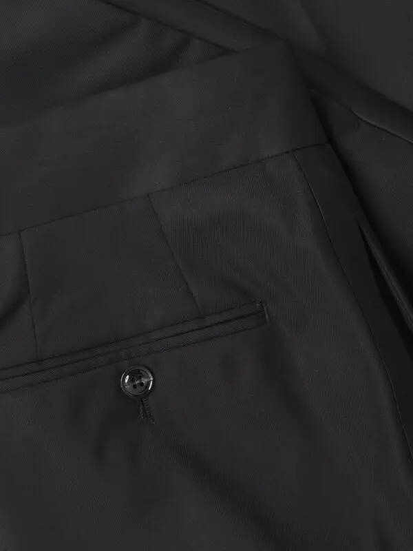 Emporio Armani Wool Tuxedo Pants