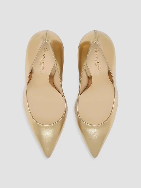GIANVITO ROSSI 105mm Metallic Leather Pumps - Mekong