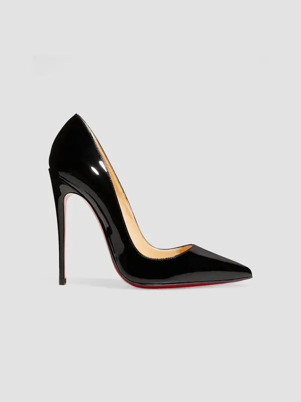 CHRISTIAN LOUBOUTIN So Kate 120mm Patent Leather Pumps - Black