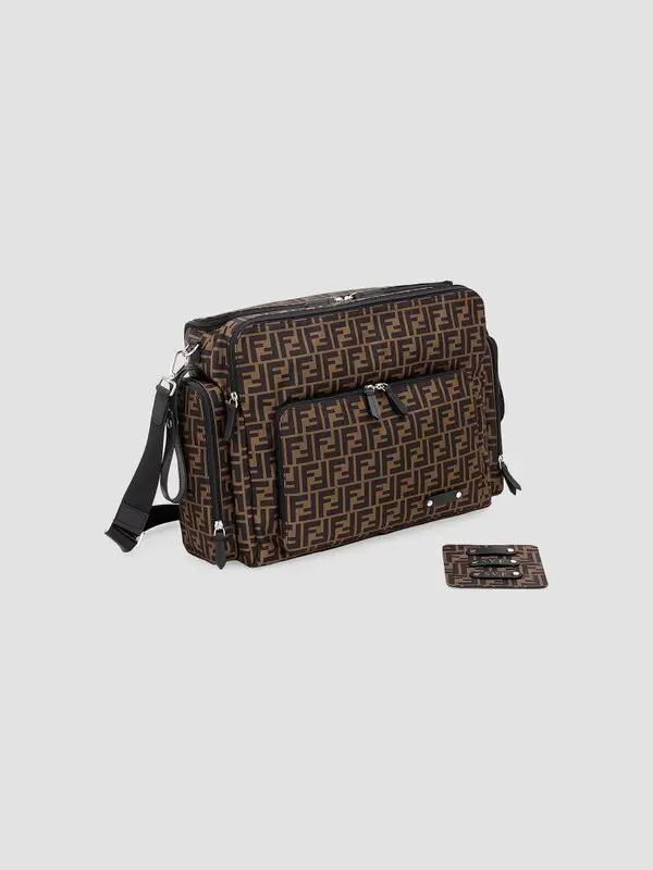 Fendi Ff Logo Diaper Bag