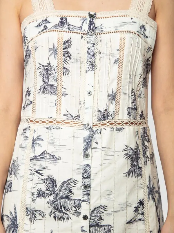 Zadig&Voltaire Renaid Tropical Island Maxi Dress