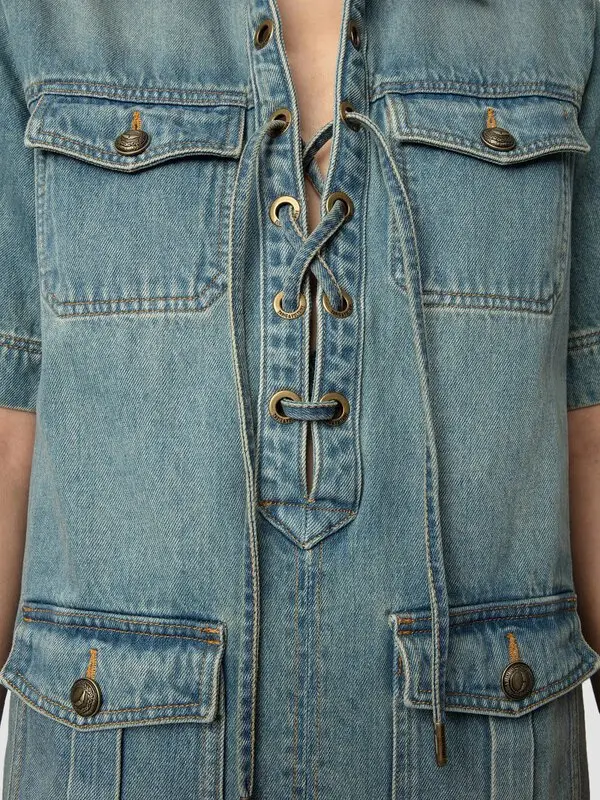 Zadig&Voltaire Record Denim Minidress