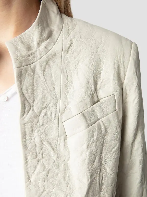 Zadig&Voltaire Veryn Leather Blazer - Judo