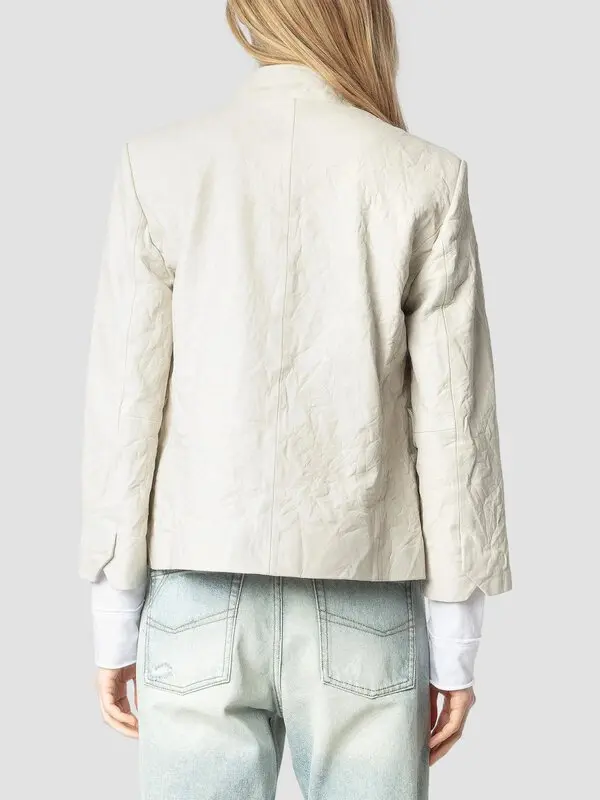 Zadig&Voltaire Veryn Leather Blazer - Judo