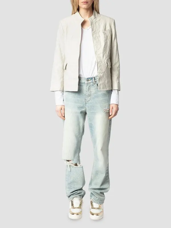 Zadig&Voltaire Veryn Leather Blazer - Judo