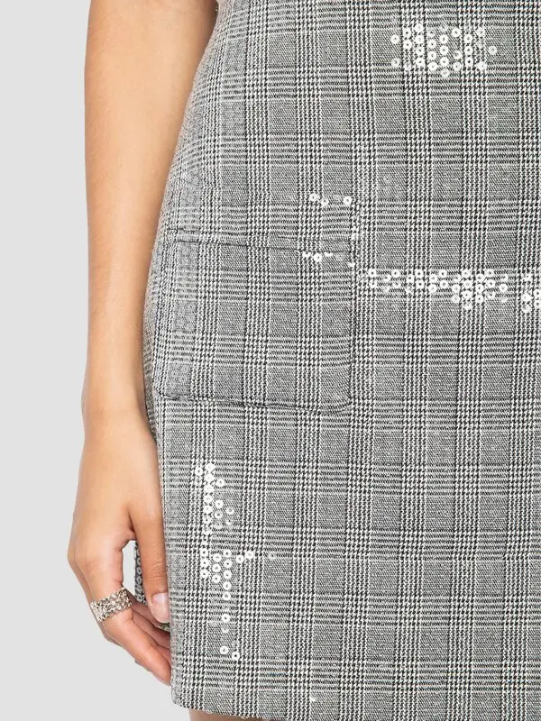 Zadig&Voltaire Jaime Car Sequined A-line Miniskirt