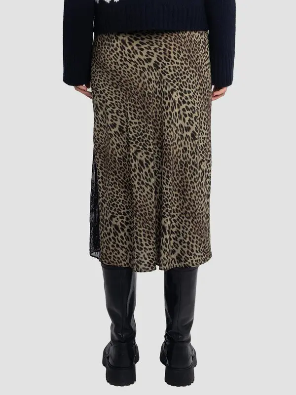 Zadig&Voltaire Jayla Leopard-print Midi-skirt