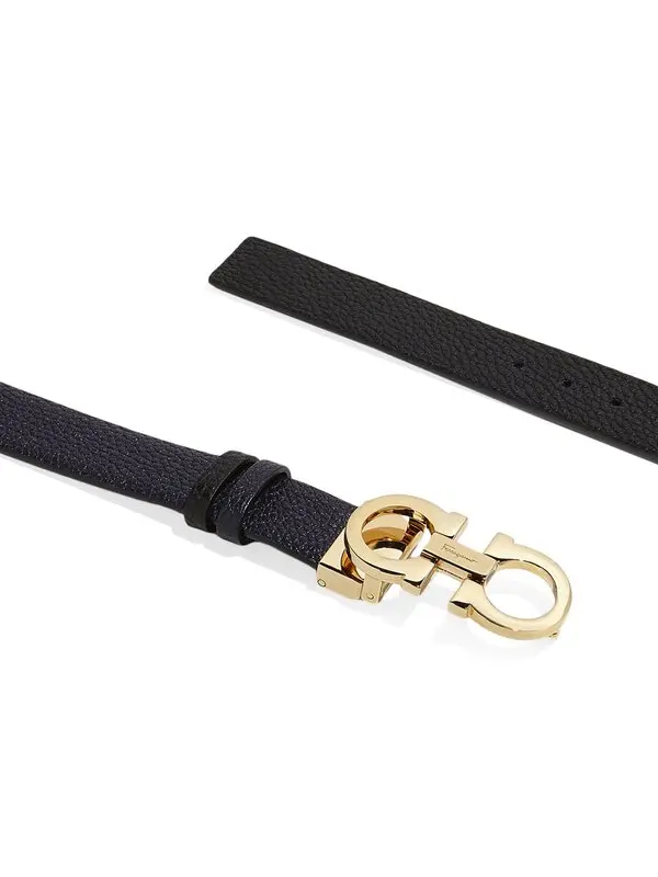 FERRAGAMO Gancini Reversible & Adjustable Cut-to-size Leather Belt