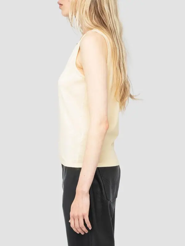 Zadig&Voltaire Sayani Vico Embellished Keyhole Tank