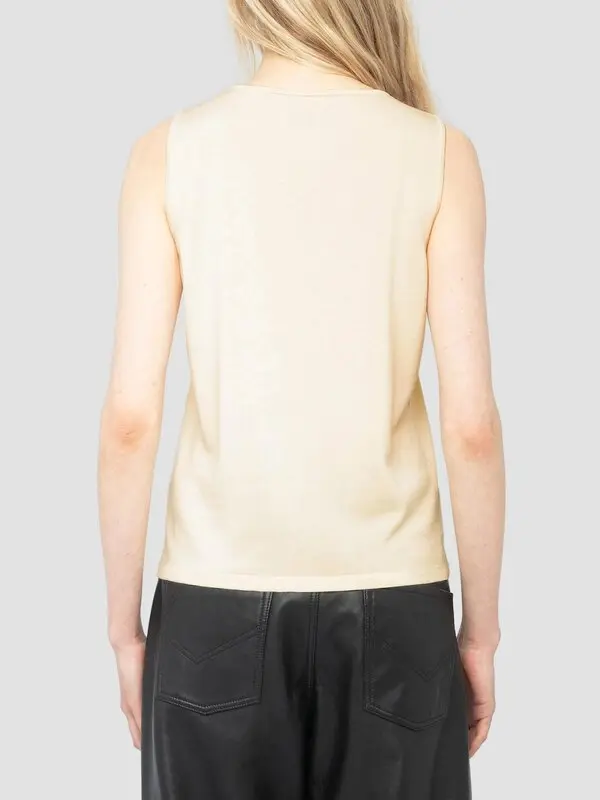 Zadig&Voltaire Sayani Vico Embellished Keyhole Tank