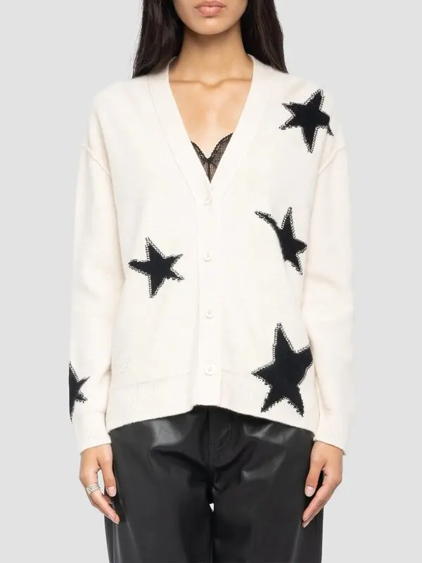 Zadig&Voltaire Mirkaz Stars Cashmere Cardigan