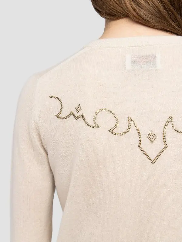 Zadig&Voltaire Missya Rhinestone Cashmere Cardigan