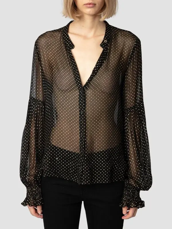 Zadig&Voltaire Tandy Mousseline Sparkle Blouse