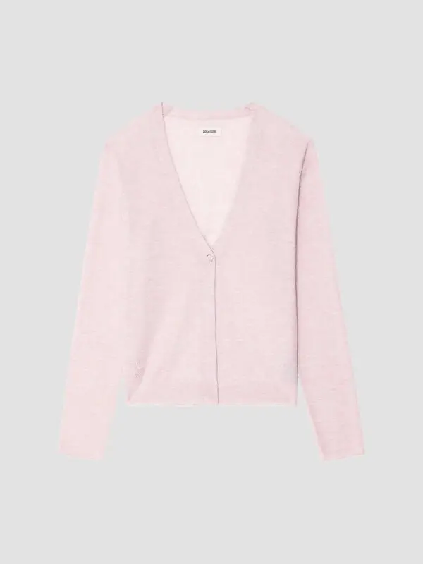 Zadig&Voltaire Manylla Cashmere V-neck Cardigan - Bebe