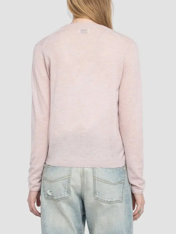 Zadig&Voltaire Manylla Cashmere V-neck Cardigan - Bebe