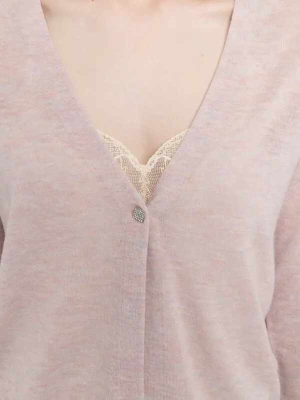Zadig&Voltaire Manylla Cashmere V-neck Cardigan - Bebe