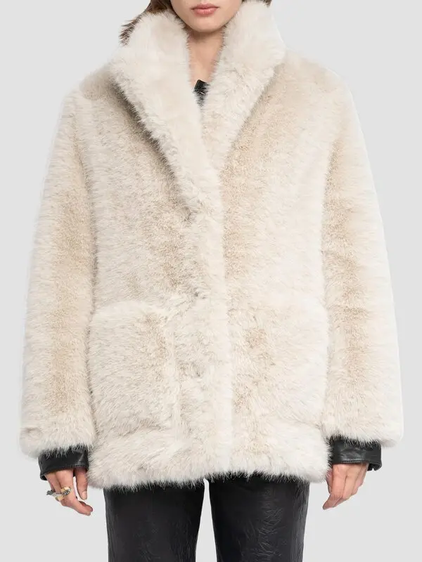 Zadig&Voltaire Fleur Faux-fur Coat