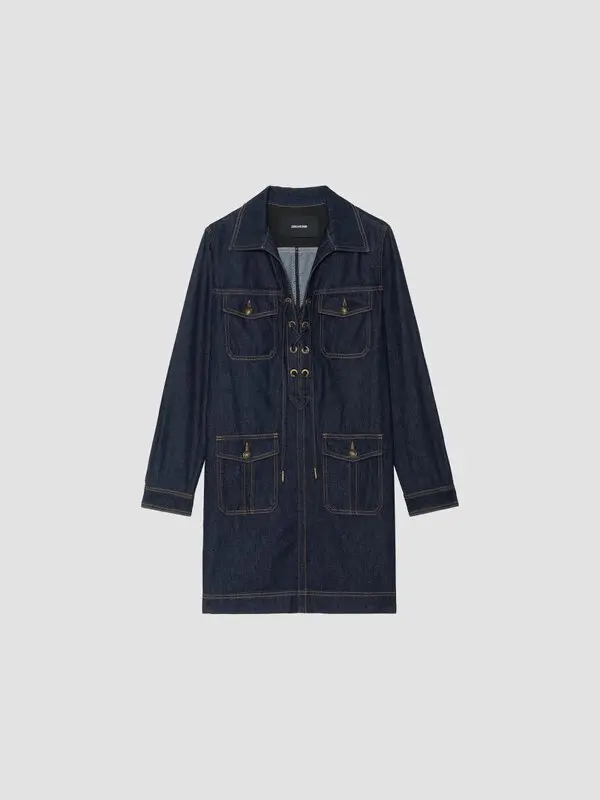 Zadig&Voltaire Remacha Denim Minidress