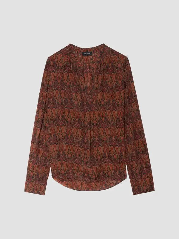 Zadig&Voltaire Tinko Paisley Top - Black