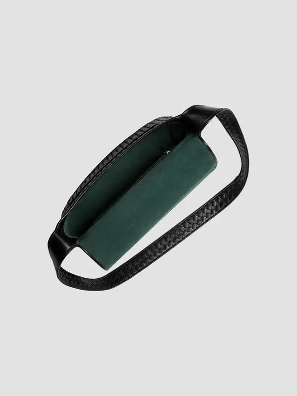 Bottega Veneta Intrecciato Fluffy Leather Messenger Bag
