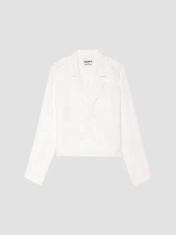 Zadig&Voltaire Tussi Jacquard Horses Silk Blouse