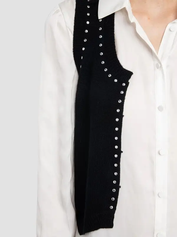 Zadig&Voltaire Dublin Studded Wool-cashmere Sweater Vest