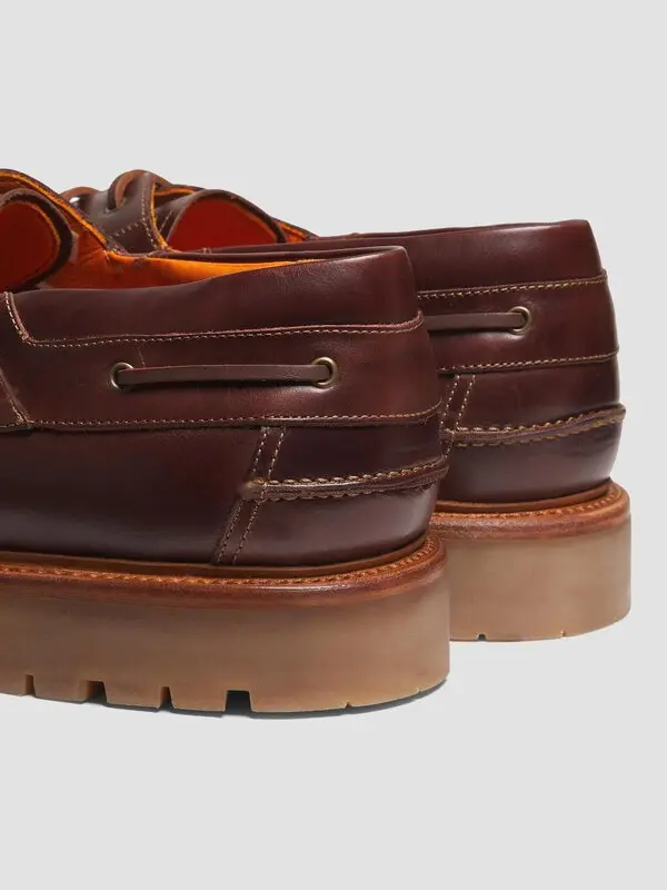 Junya Watanabe X Heinrich Dinkel Leather Boat Shoes