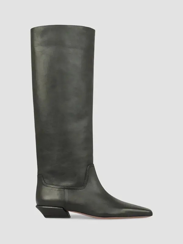 Paris Texas Bettina 25mm Leather Boots - Black