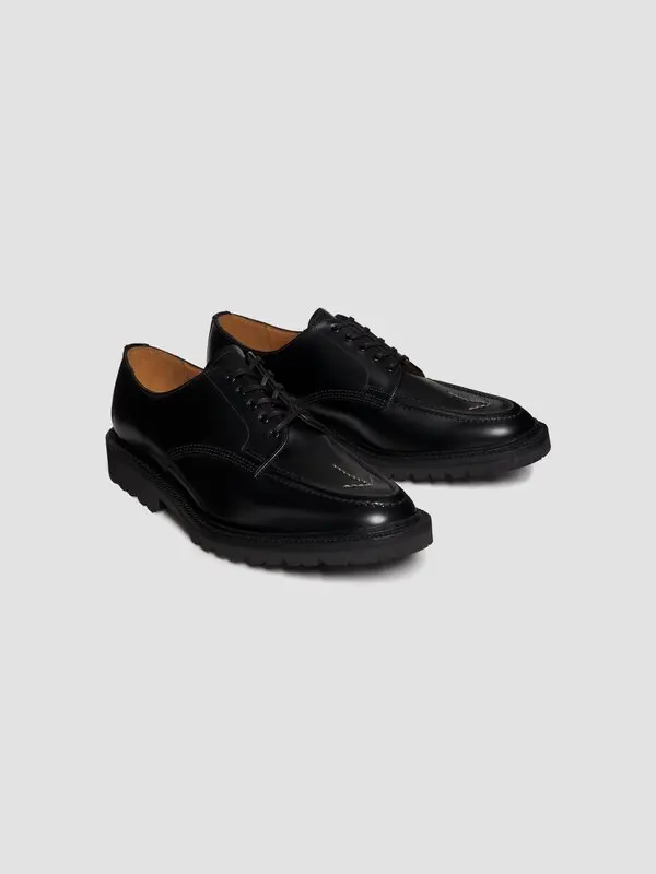Comme Des Garçons X Sanders Glossy Leather Loafers