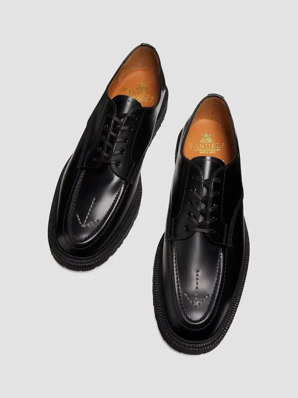 Comme Des Garçons X Sanders Glossy Leather Loafers