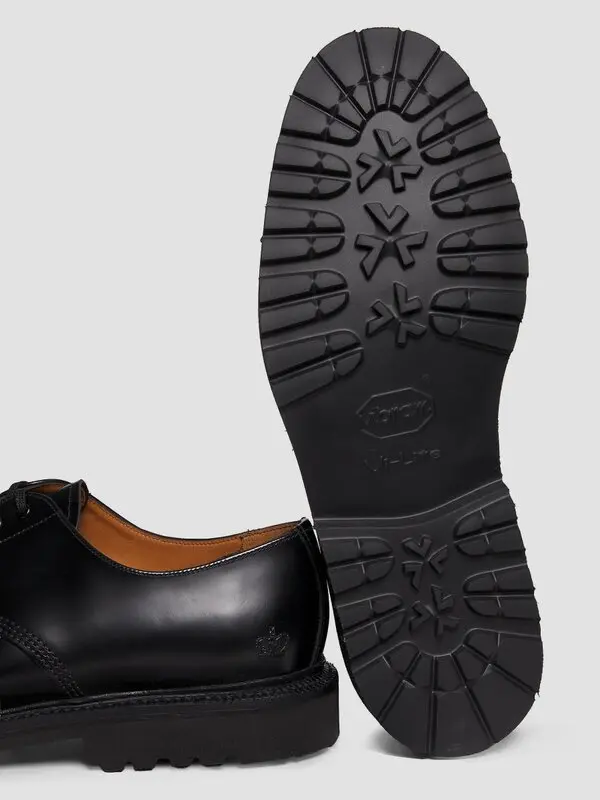 Comme Des Garçons X Sanders Glossy Leather Loafers