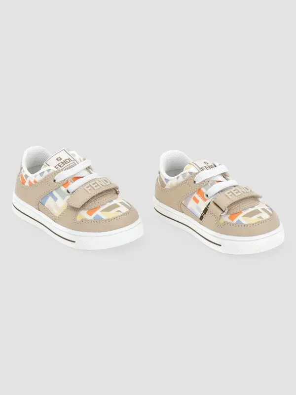 Fendi Baby's Ff Leather Sneakers