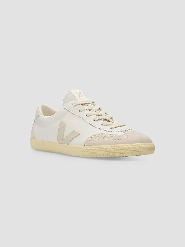 VEJA Volley Two-tone Leather Low-top Court Sneakers - White