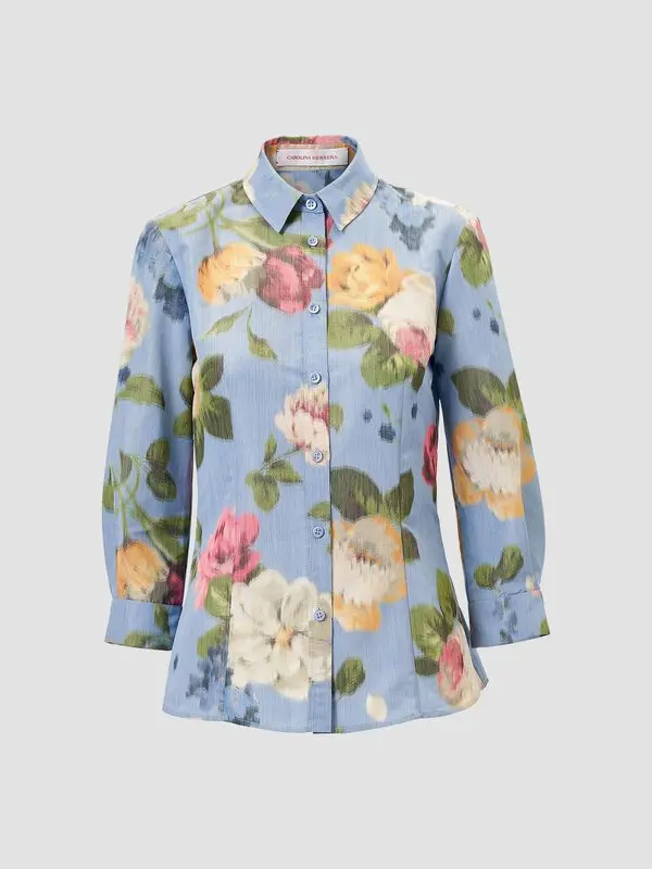 Carolina Herrera Cabana Ana Floral Shirt