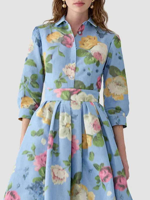 Carolina Herrera Cabana Ana Floral Shirt