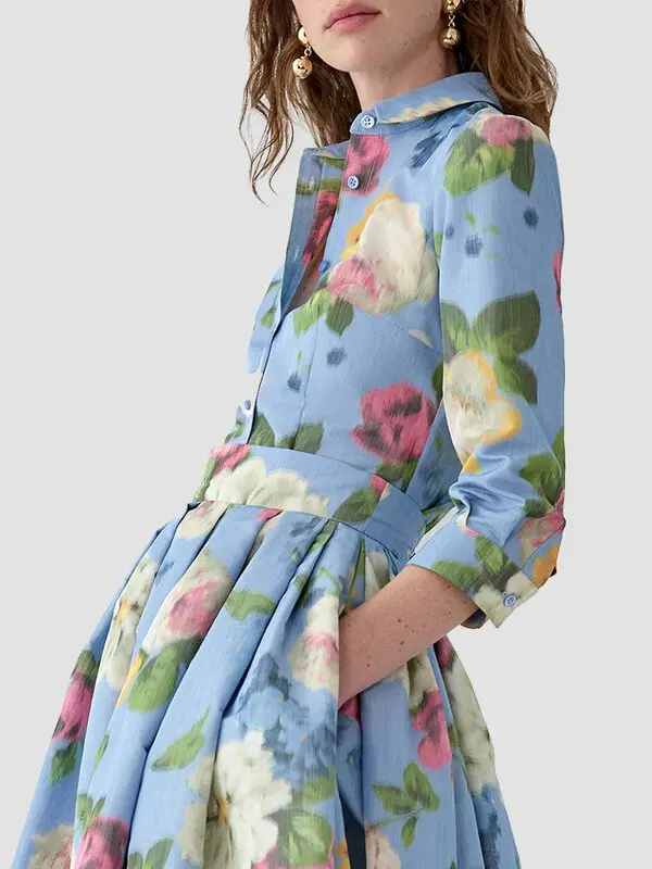 Carolina Herrera Cabana Ana Floral Shirt