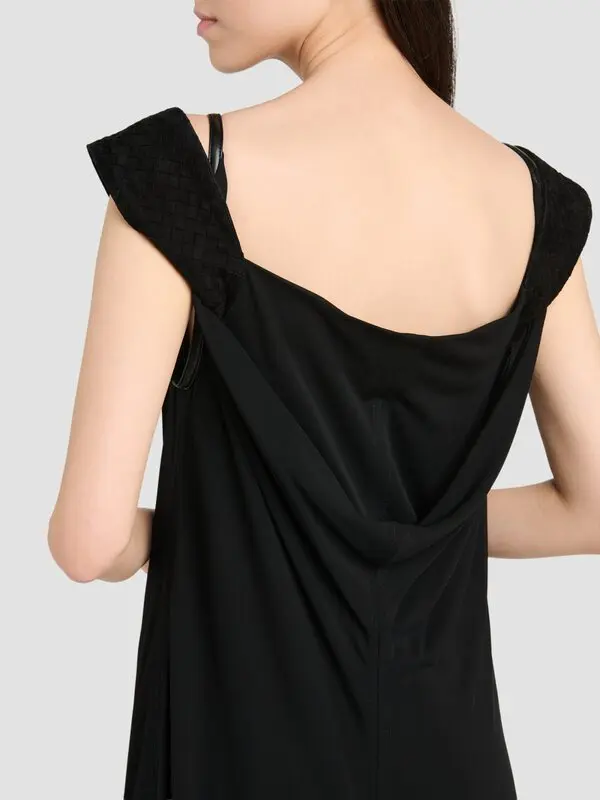 Bottega Veneta Intrecciato-strap Jersey Gown