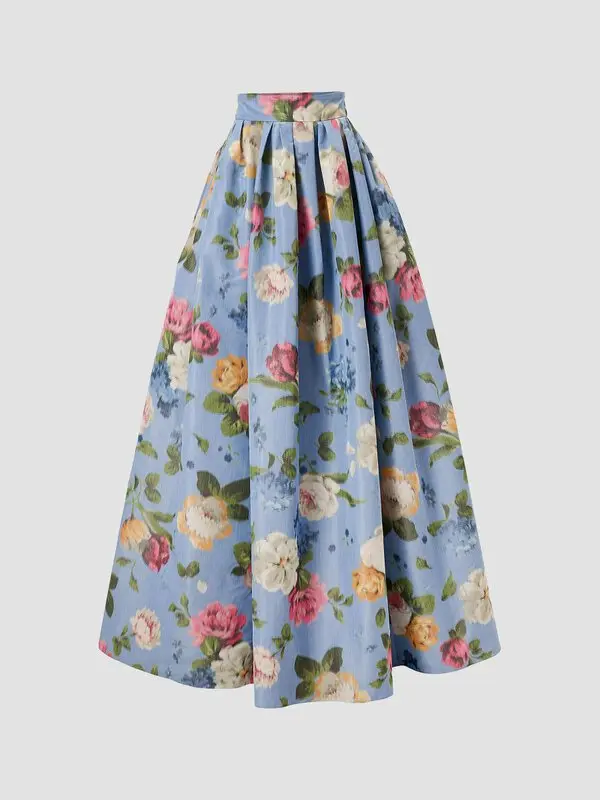 Carolina Herrera Cabana Floral Ballgown Skirt