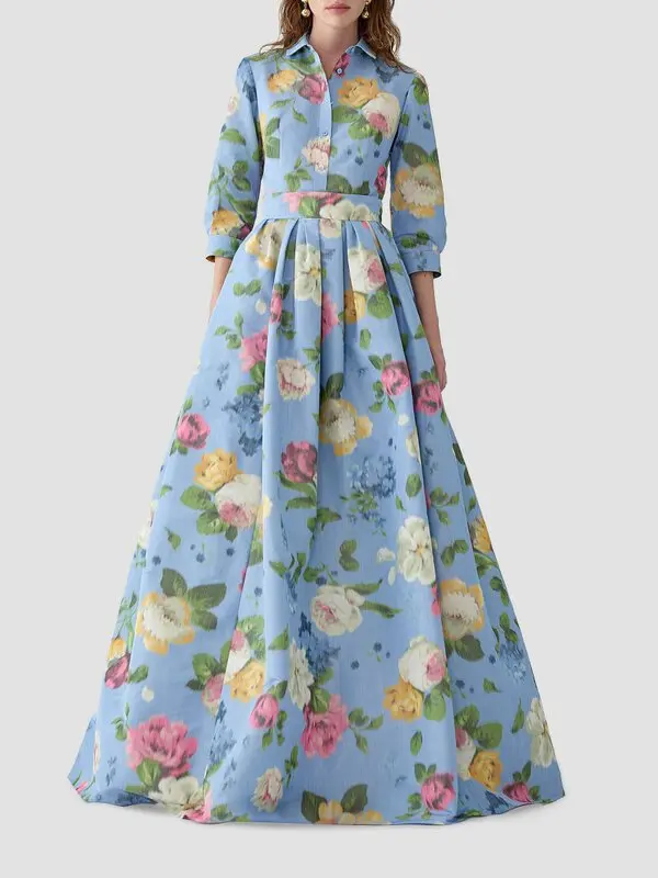 Carolina Herrera Cabana Floral Ballgown Skirt